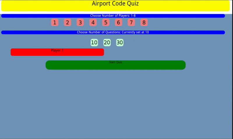 Airport Codes Quiz - App on Amazon Appstore