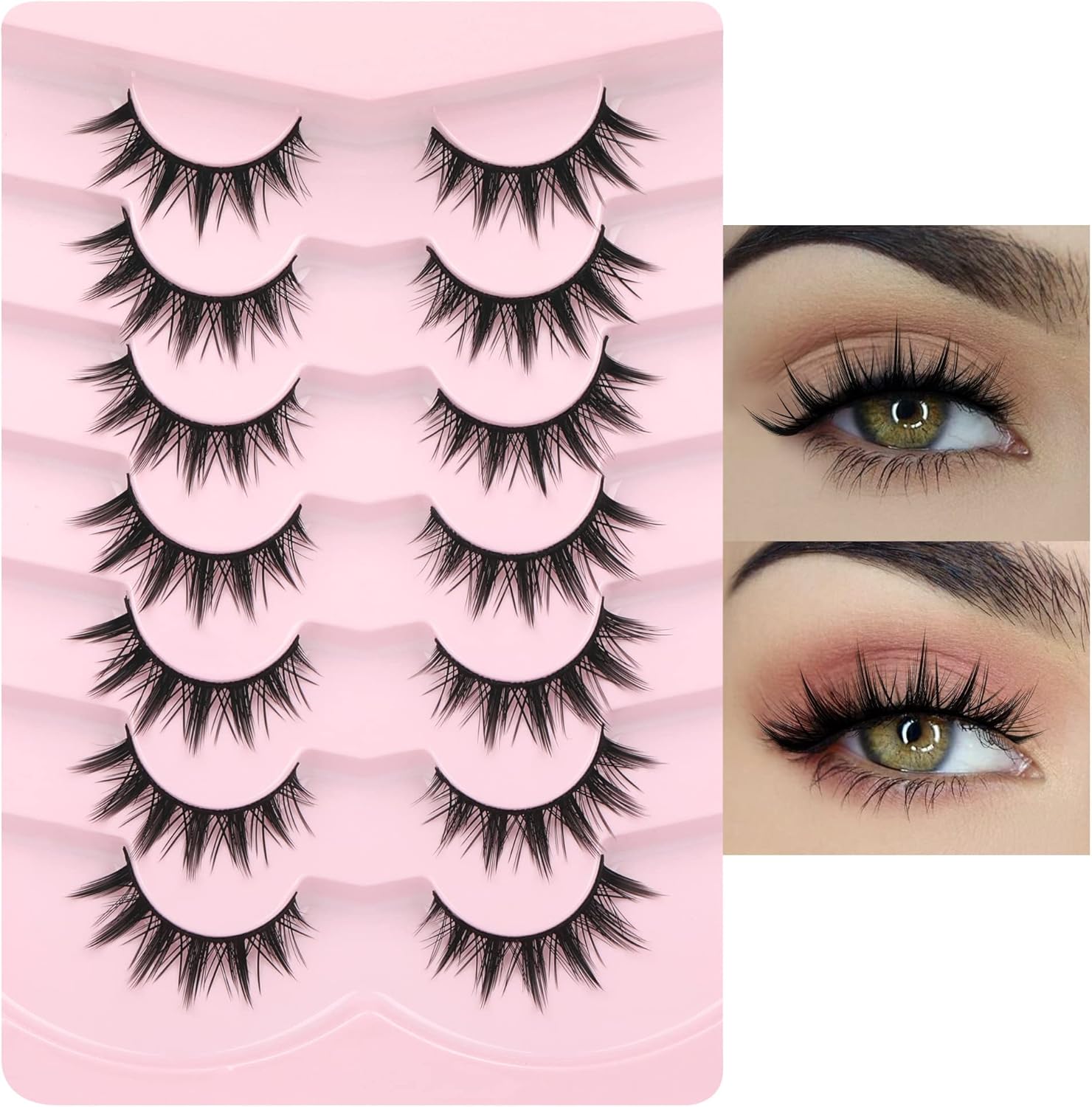 Manga Lashes False Eyelashes Doll Dramatic Eyelashes Anime Cosplay ...