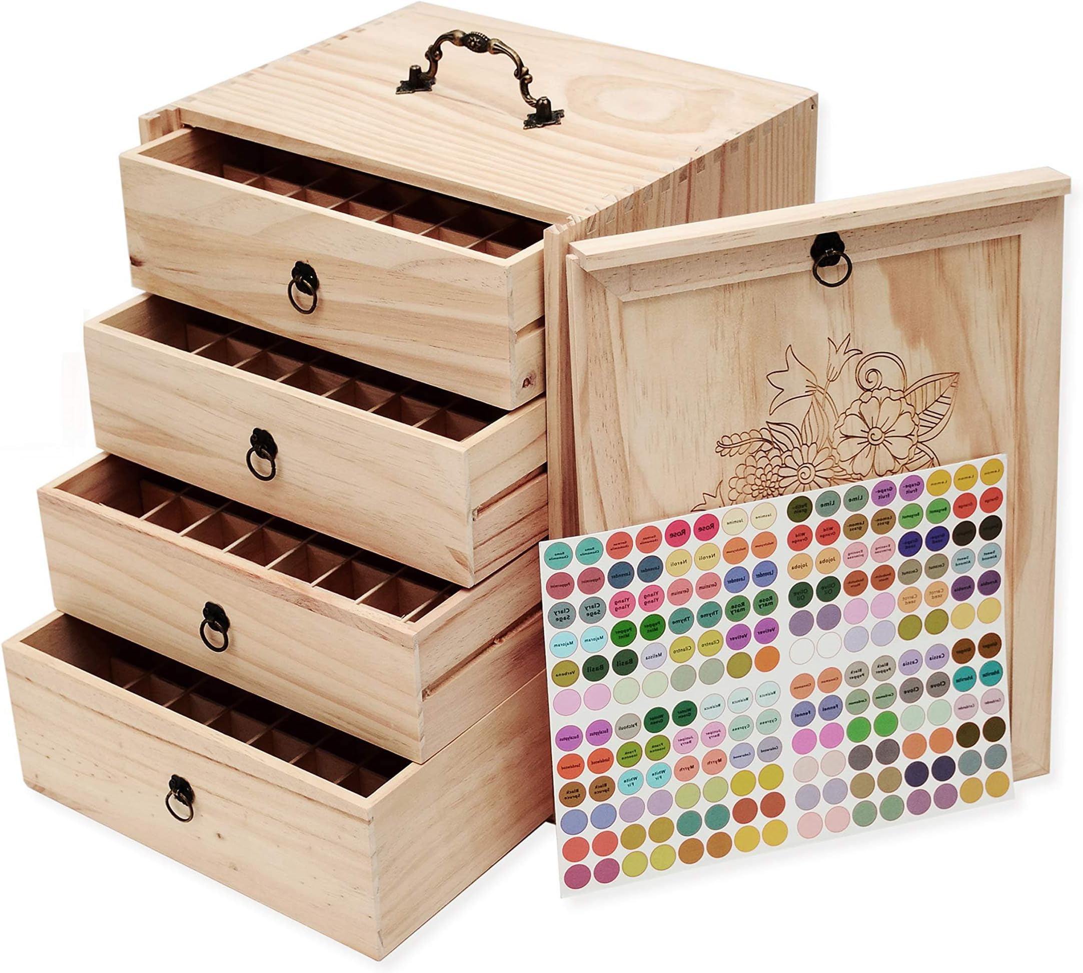 Amazon.com: TORIBIO Essential Oil Storage Holder Organizer for 192 ...