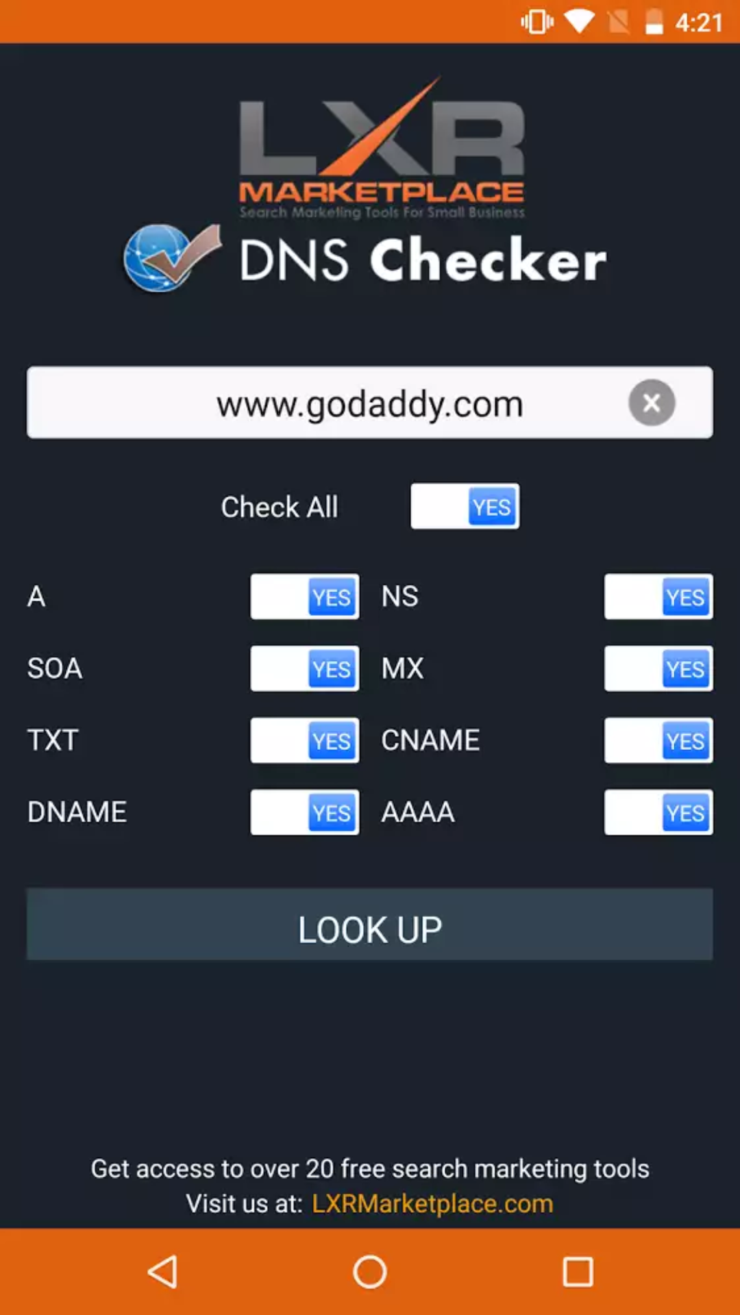 DNS Checker - App on Amazon Appstore
