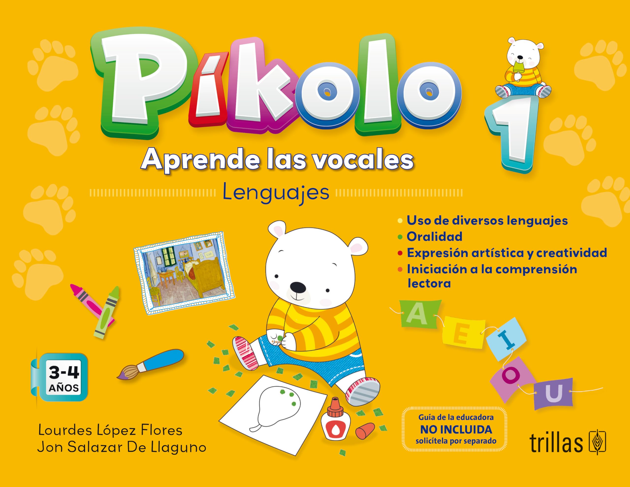 Pikolo 1 APRENDE LAS VOCALES : LOPEZ FLORES, LOURDES: Amazon.com.mx: Libros