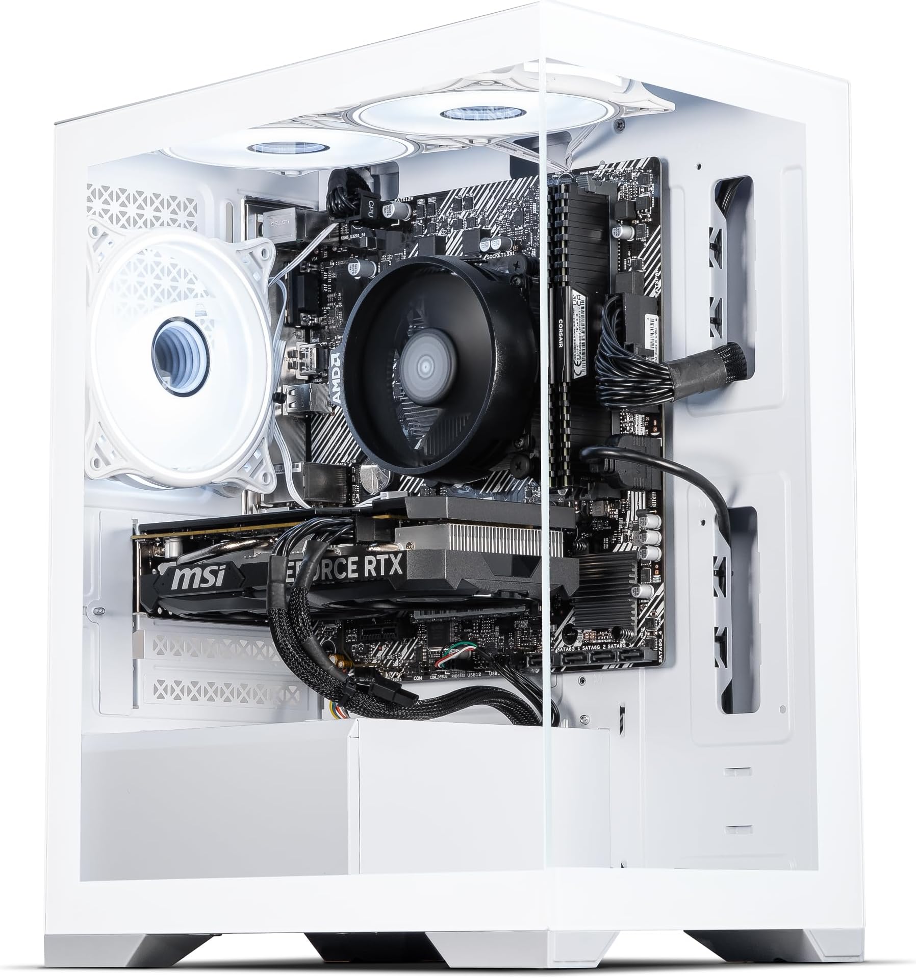 ionz Gaming PC - Desktop Computer, Ryzen 5 5600X, NVIDIA RTX 4060,16GB ...