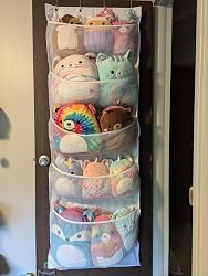 Amazon.com: Squishmallow Holder - Over The Door Space Saving Storage ...