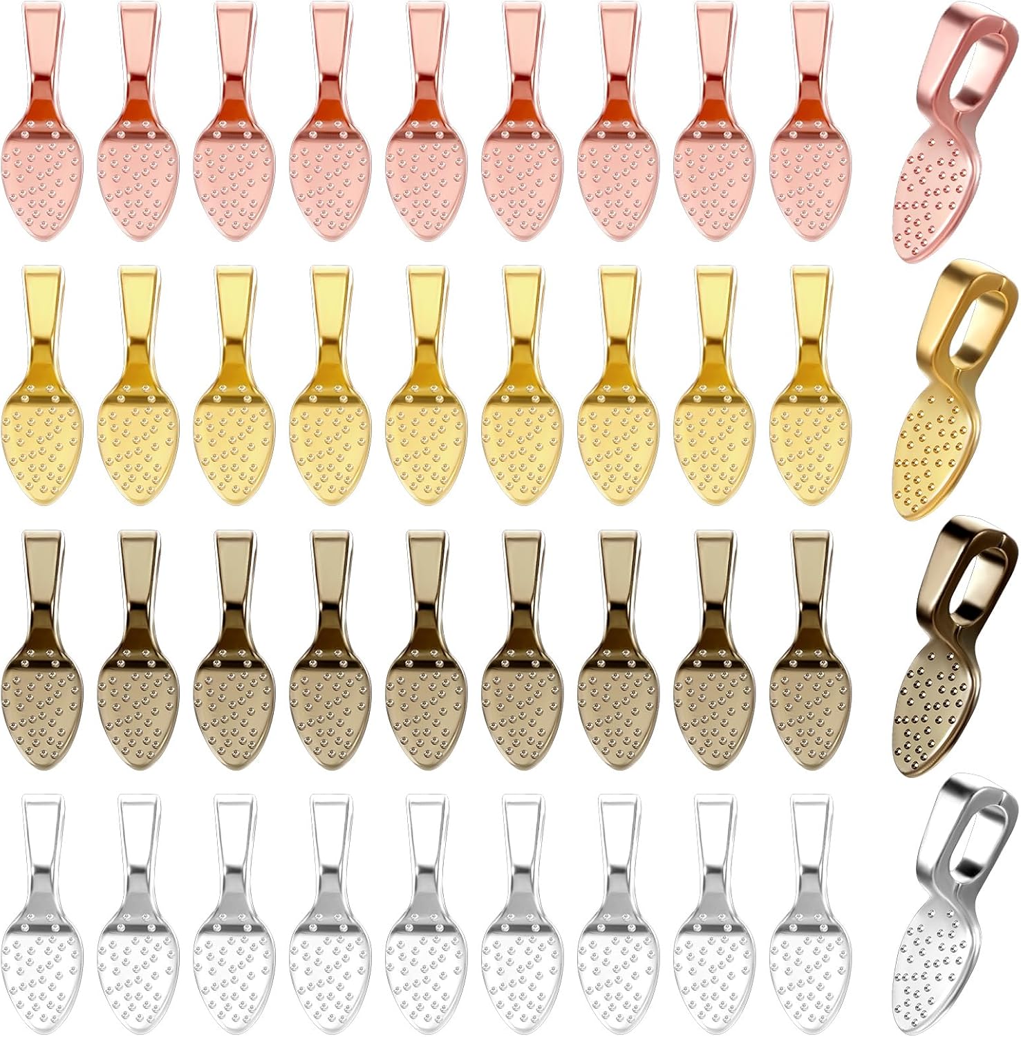 Amazon.com: 100pcs Pinch Bails for Jewelry Making, Ymapinc 15x5mm ...