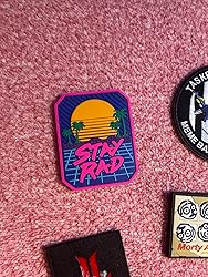 Amazon.com: Stay Rad PVC Patch (Full Color) : Clothing, Shoes & Jewelry