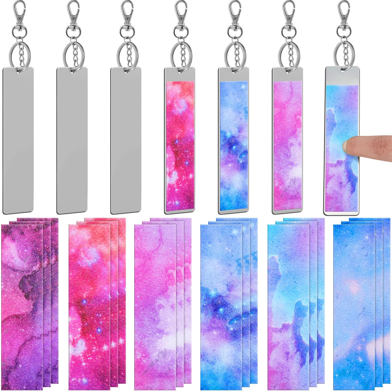 Amazon.com : 30Pcs More Textured Anxiety Sensory Strips with 5 Acrylic ...