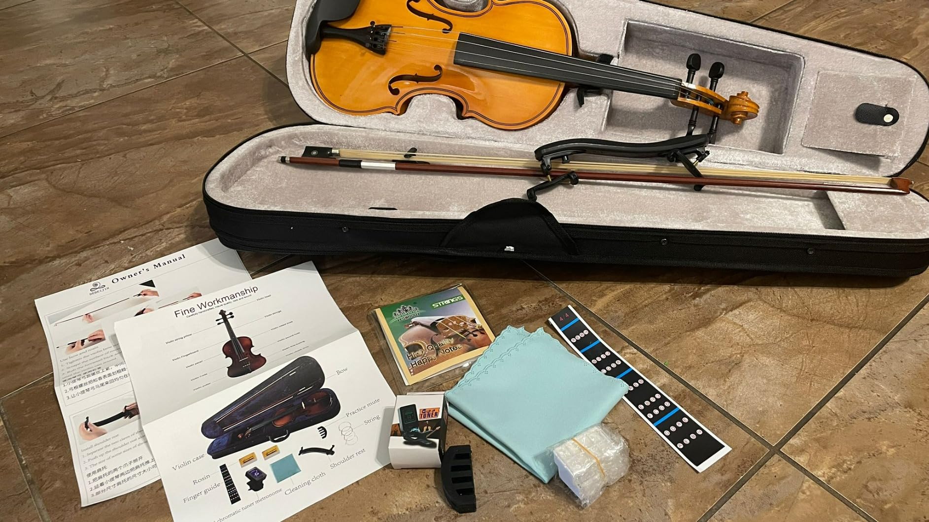 $17/mo - Finance DEBEIJIN Violin for Kids Adults Beginners - Premium ...