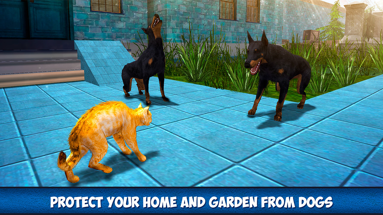 Stray Cat Virtual House Pet Kitten Game: My Cute House Animal Sim - App ...