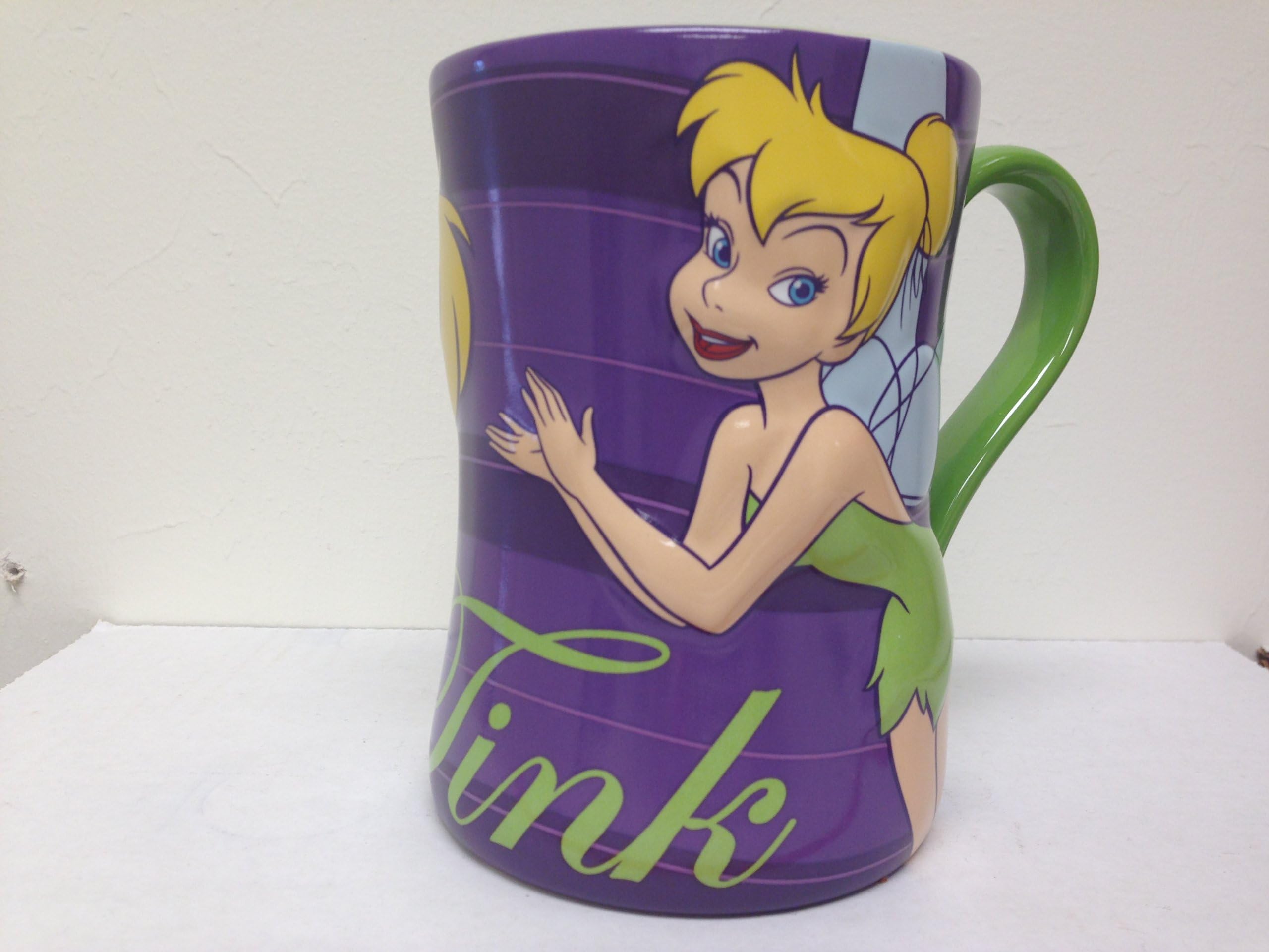 Amazon.com: Authentic Disney Exclusive Tinkerbell Purple Ceramic Coffee ...