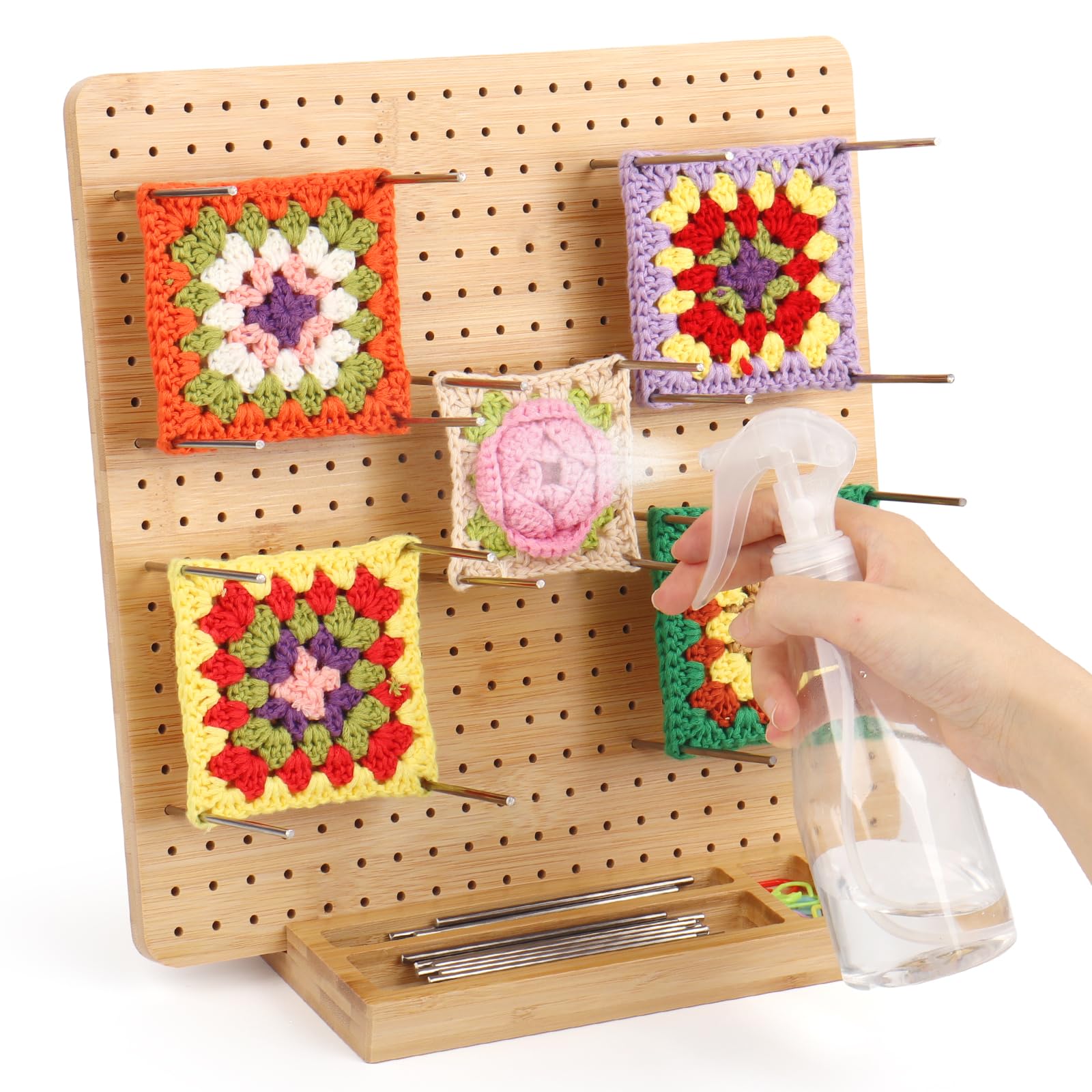 Coopay Blocking Board for Crochet, Large Crochet Blocking Board and ...