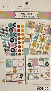 Amazon.com: Recollections Adulting Planner Sticker Book 924 Piece ...