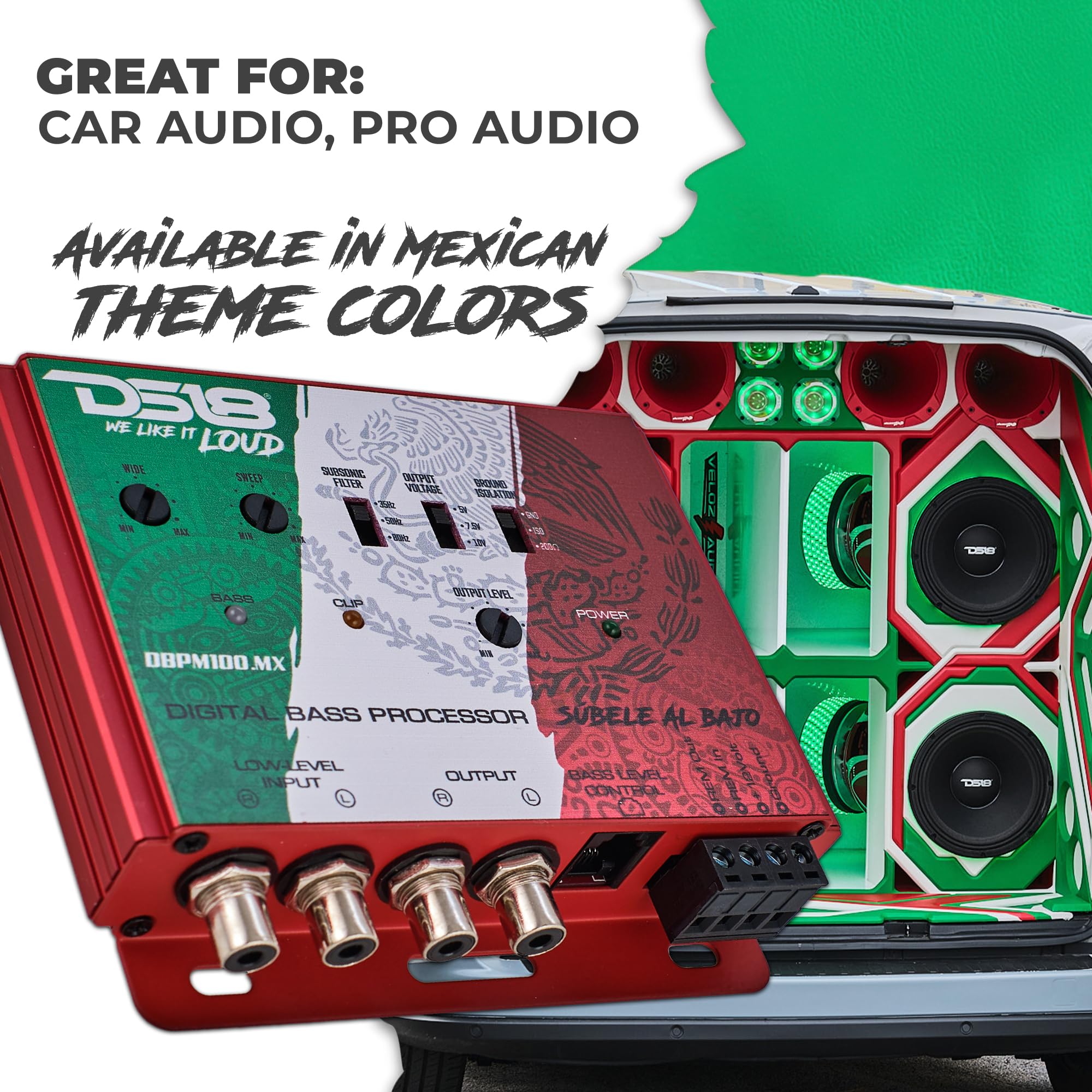Snapklik.com : DBPM100MX Digital Bass Processor, 2 Channel Preamp Input ...