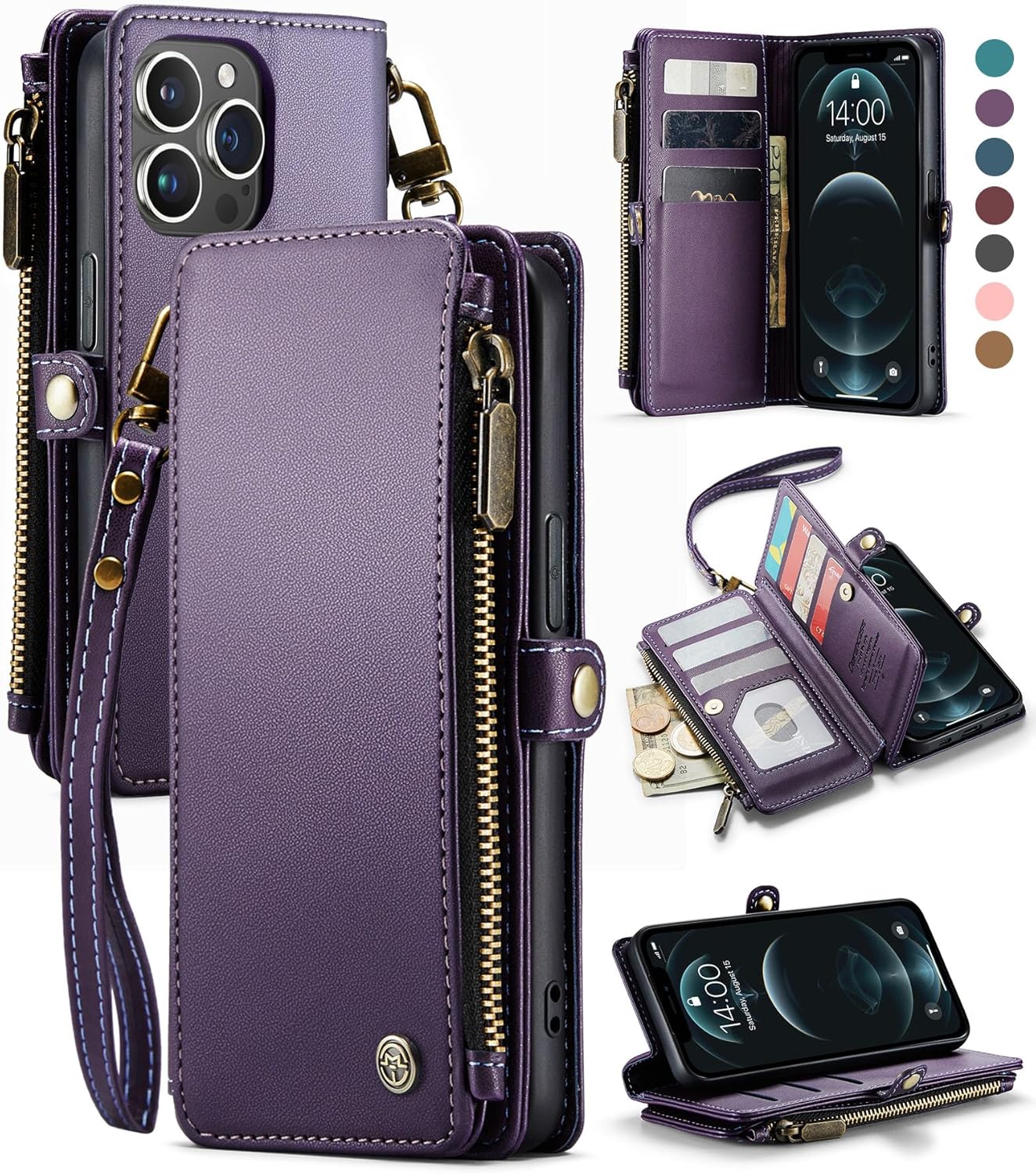 Amazon.com: Defencase for iPhone 12 Pro Max Case, RFID Blocking for ...