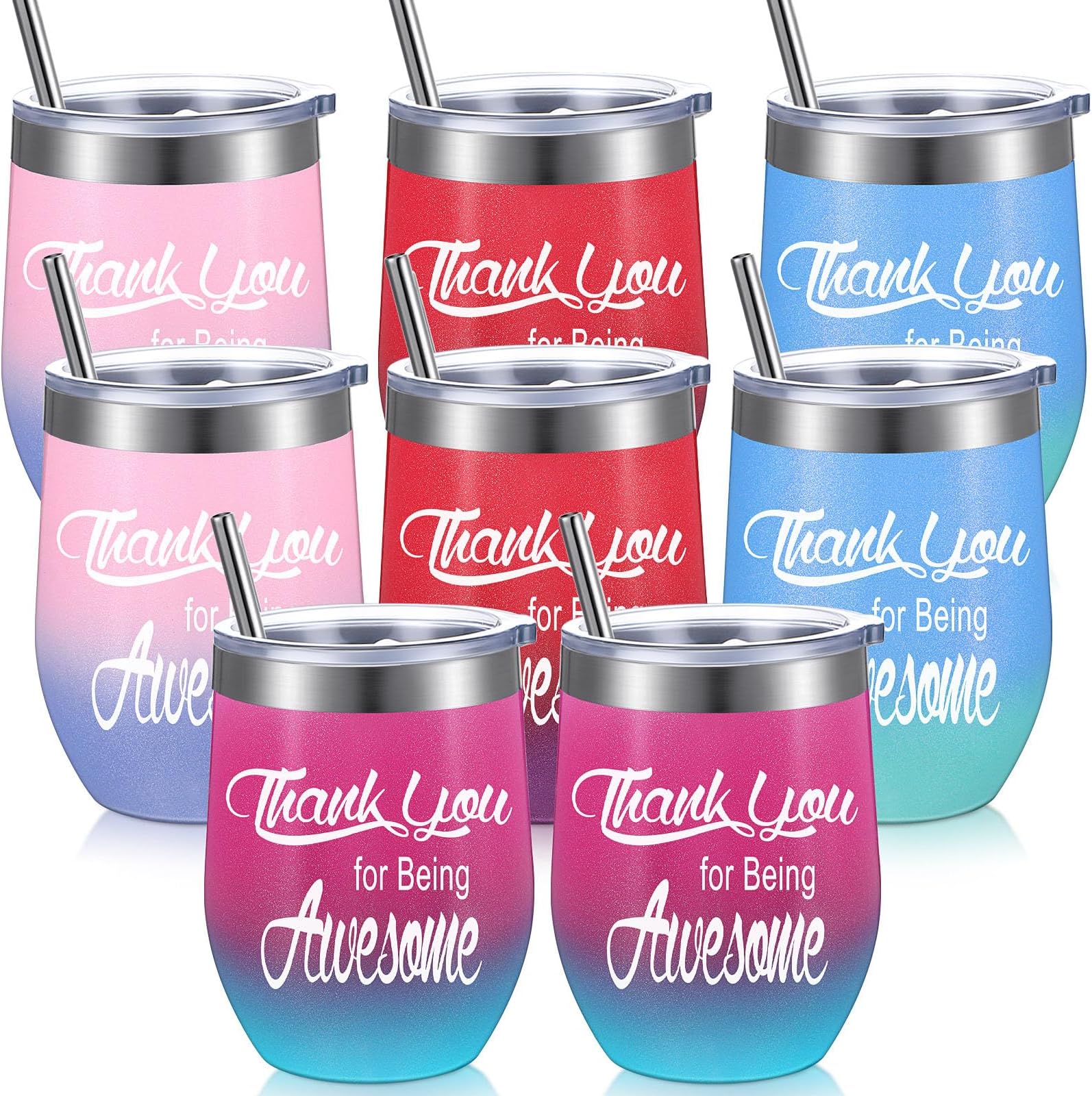 Amazon.com: 6 Pcs Thank You Coffee Mugs Christmas Appreciation Gifts ...