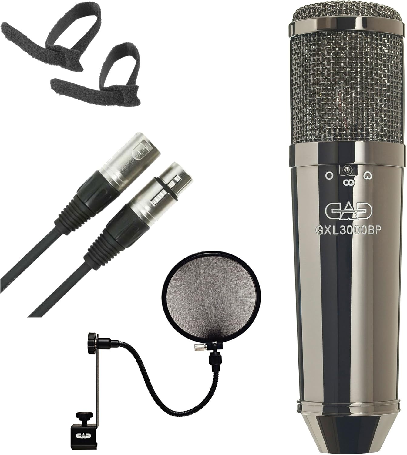 CAD Audio GXL2200BP Large Diaphragm Cardioid Condenser Mic Black Pearl ...