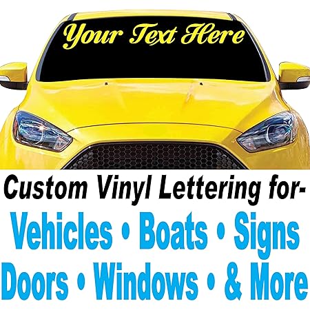 Amazon.com - Business Custom Sticker, Your Logo, Description, Contact ...