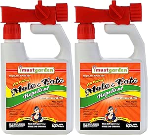 Amazon.com: I Must Garden Mole & Vole Repellent Hose End Concentrate [2 Pack]: Professional ...