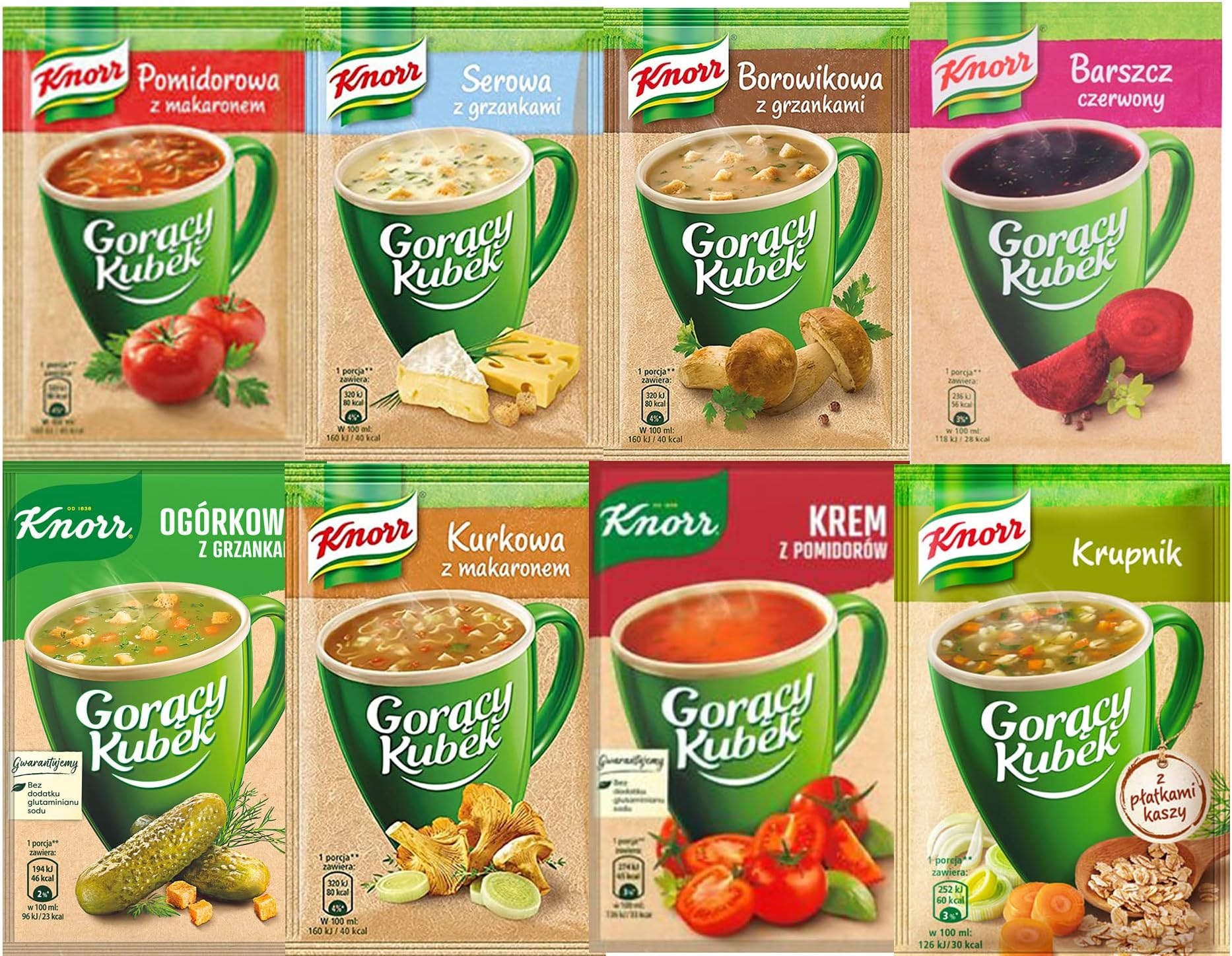 Amazon.com : Knorr cup soup Variety box 30 packs : Grocery & Gourmet Food
