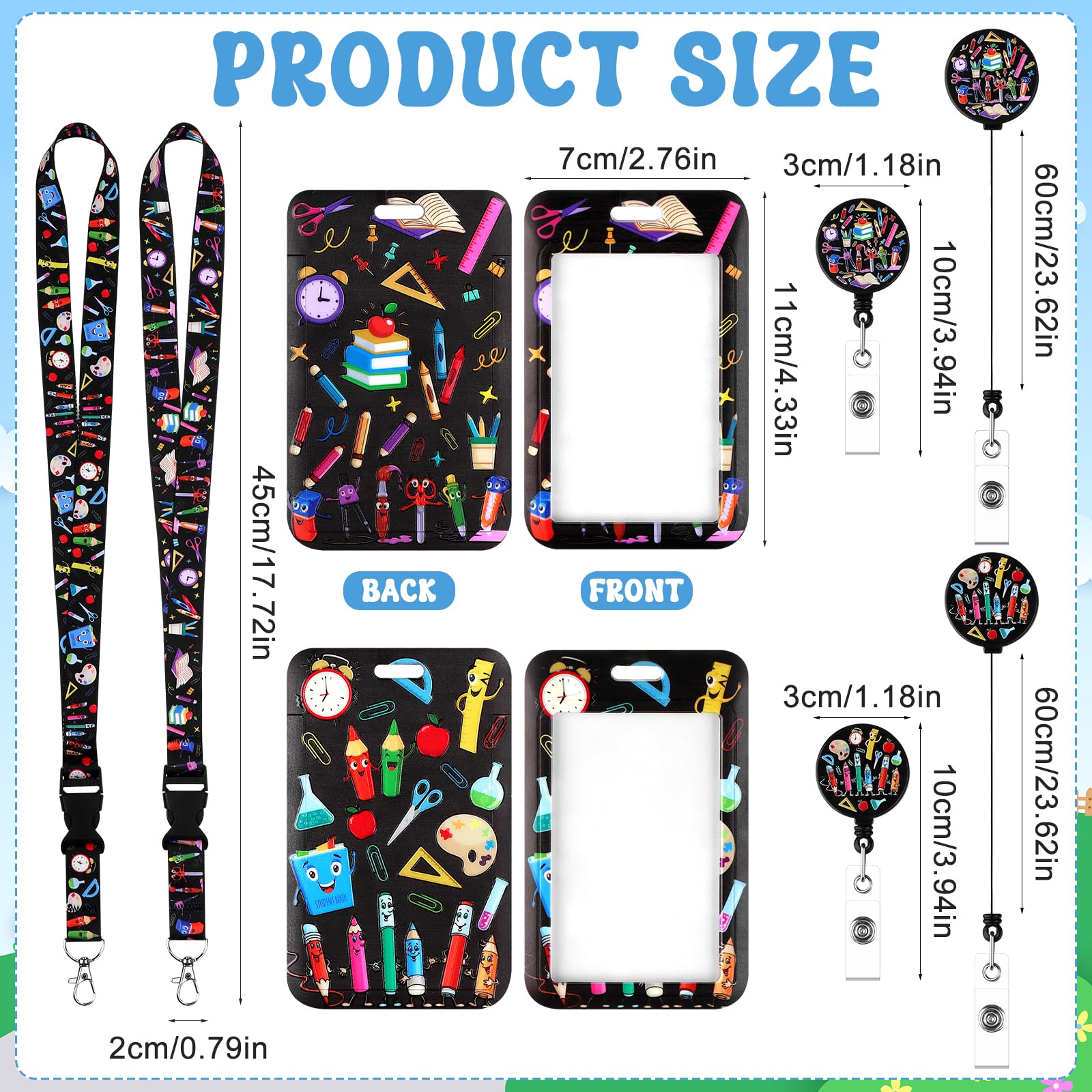 Wilson Sensation Replacement 2 Pack Teacher Lanyard Set With ...