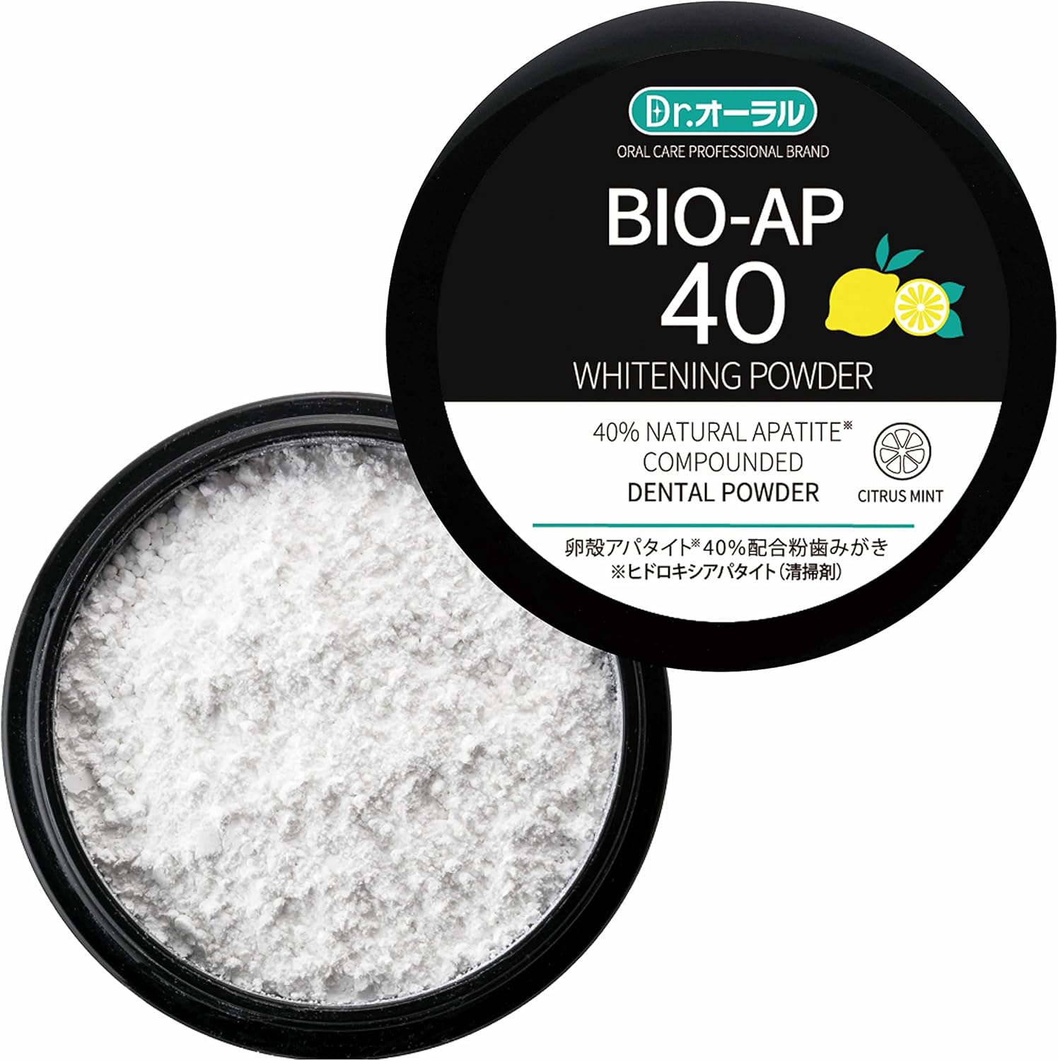 Amazon | 【限定デザイン】ドクターオーラル (Dr.Oral) ホワイトニンク パウダー シトラス 歯磨き粉 卵殻アパタイト 粉歯磨き粉 キシリトール 歯垢 着色汚れオフ 25g ...