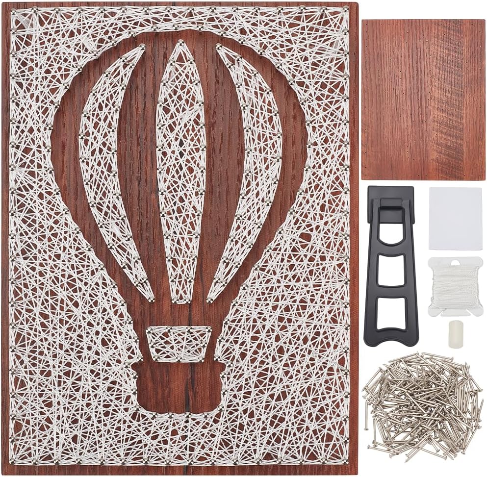 Amazon.com: WEBEEDY DIY Hot Air Balloon String Art Kit for Beginner ...