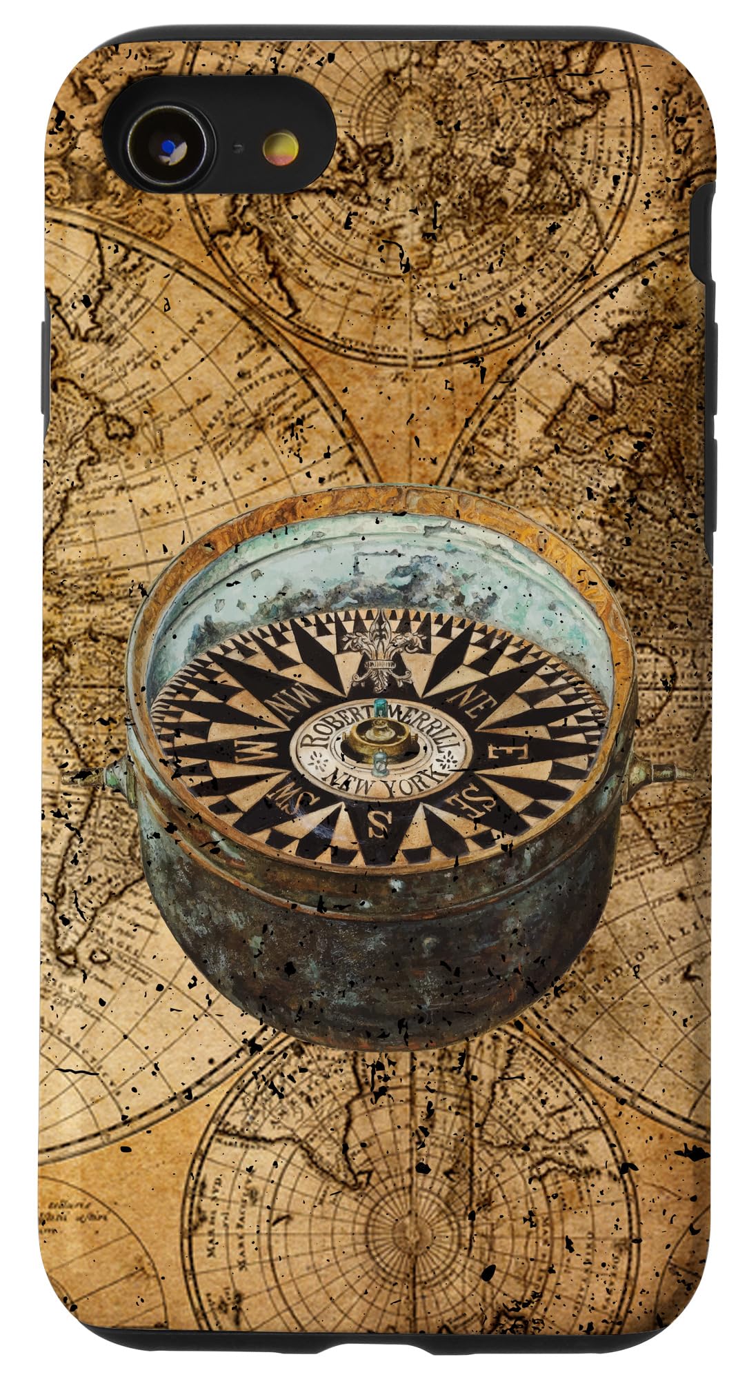 Steampunk Compass Map