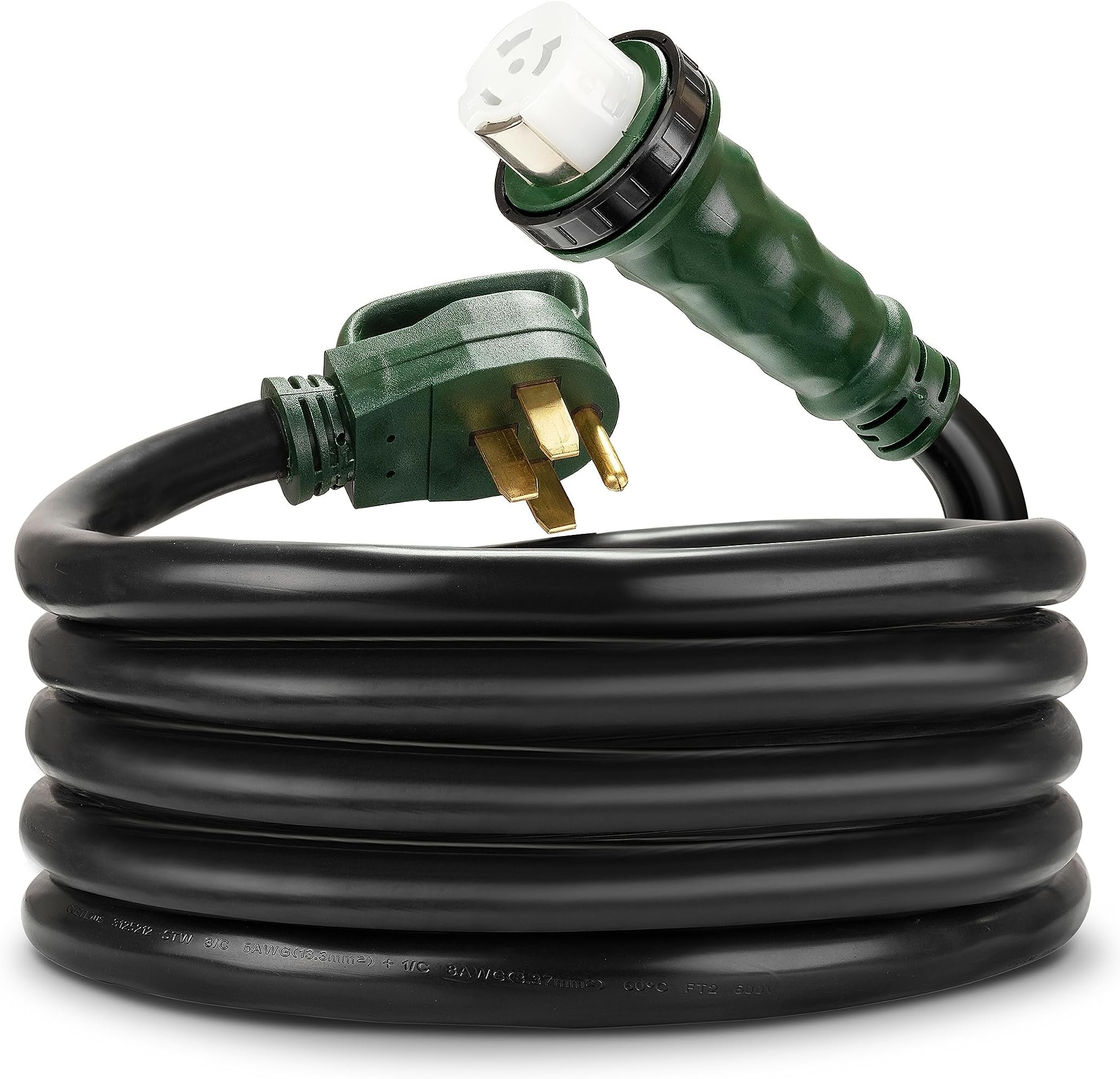 Amazon.com: Gear Gurus 50 Amp Portable Generator Extension Cord 15 ft ...