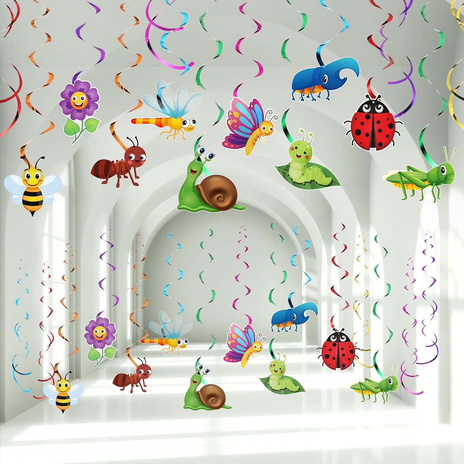 Amazon.com: 63 Pieces Insect Bulletin Board Cutouts Bug Cutouts Bugs ...