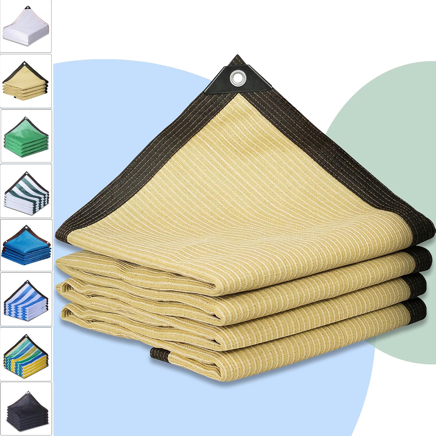 AMXFS Outdoor Shade Net with Eyelets Awning with 90% Shade Effect Made ...