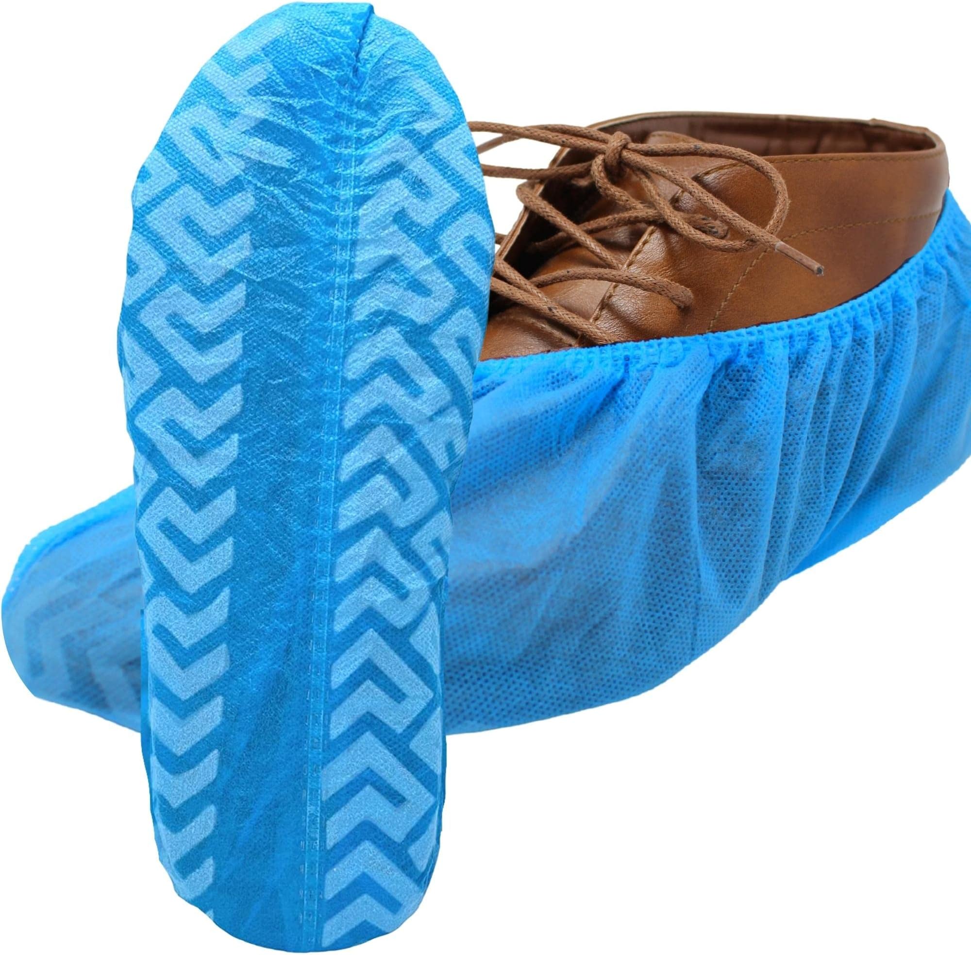Premium Disposable Shoe Covers – 100 Pack (50 Pairs) Durable XL Booties ...