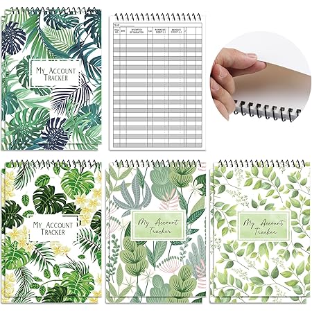 Amazon.com : Yeaqee 8 Pcs Checkbook Register with Pocket Accounting ...