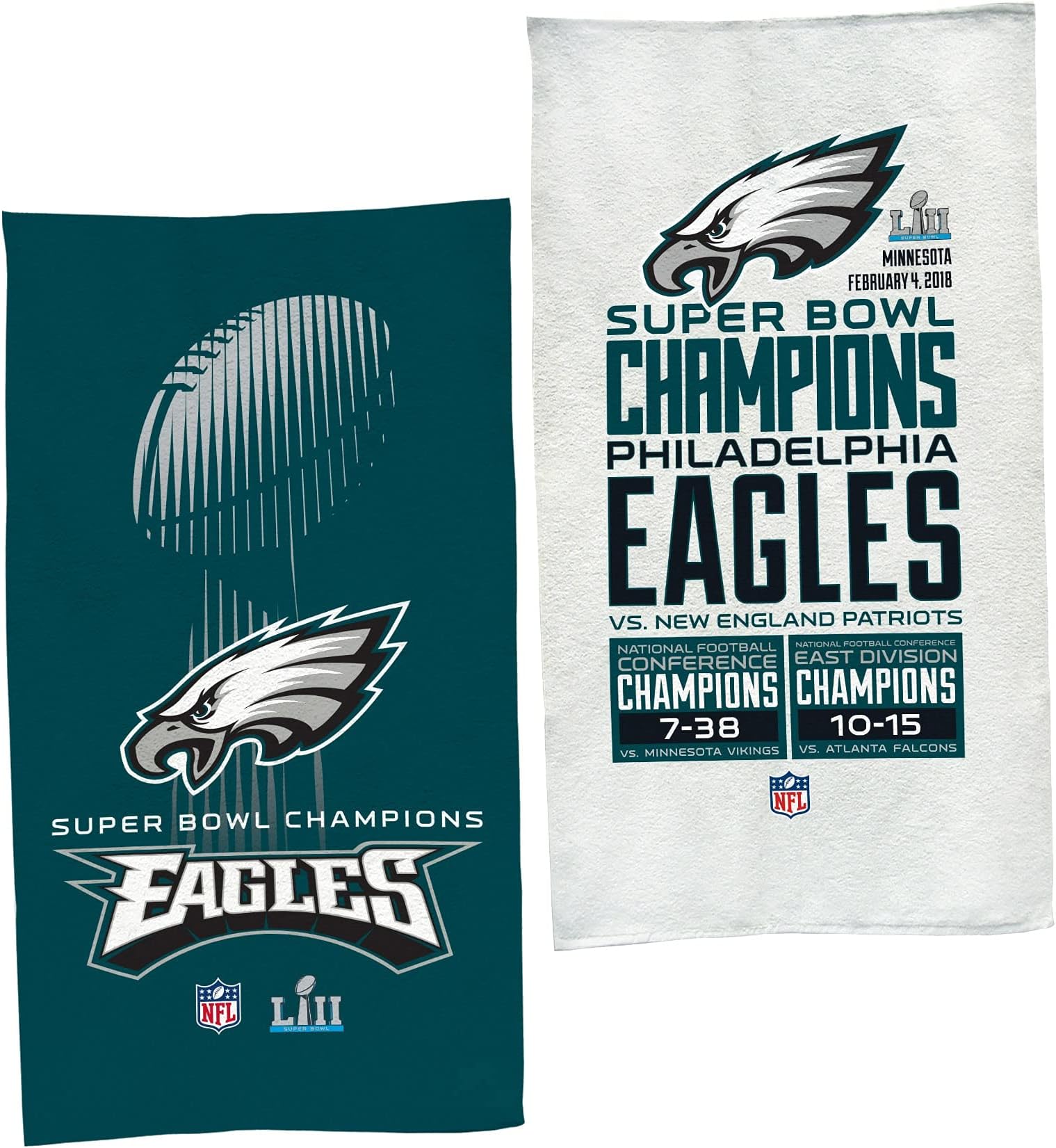 Amazon.com: NORTHWEST Philadelphia Eagles NFL 2024 Super Bowl 59 ...