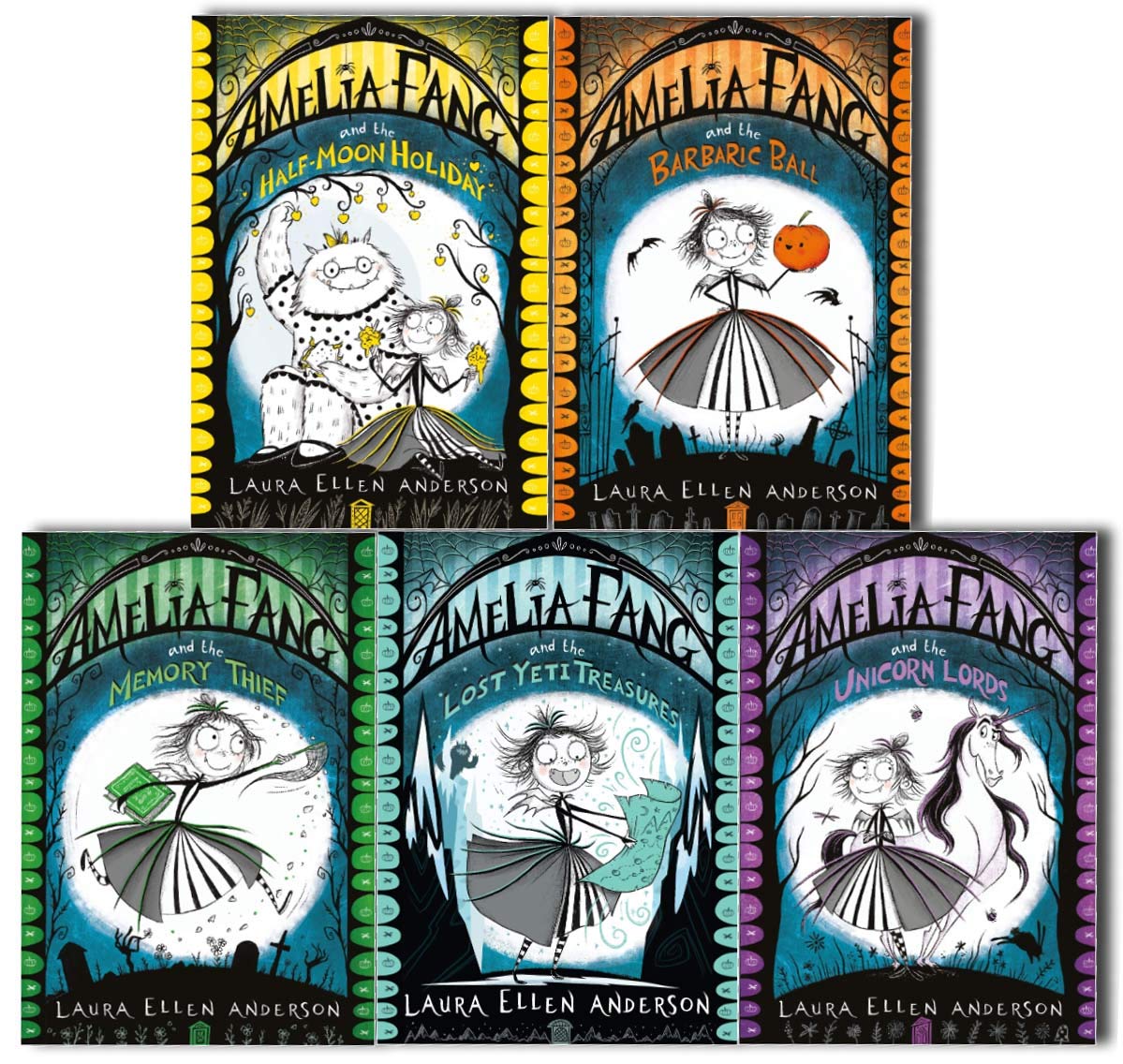 Buy Amelia Fang Series Laura Ellen Anderson Collection 7 Books Set ...