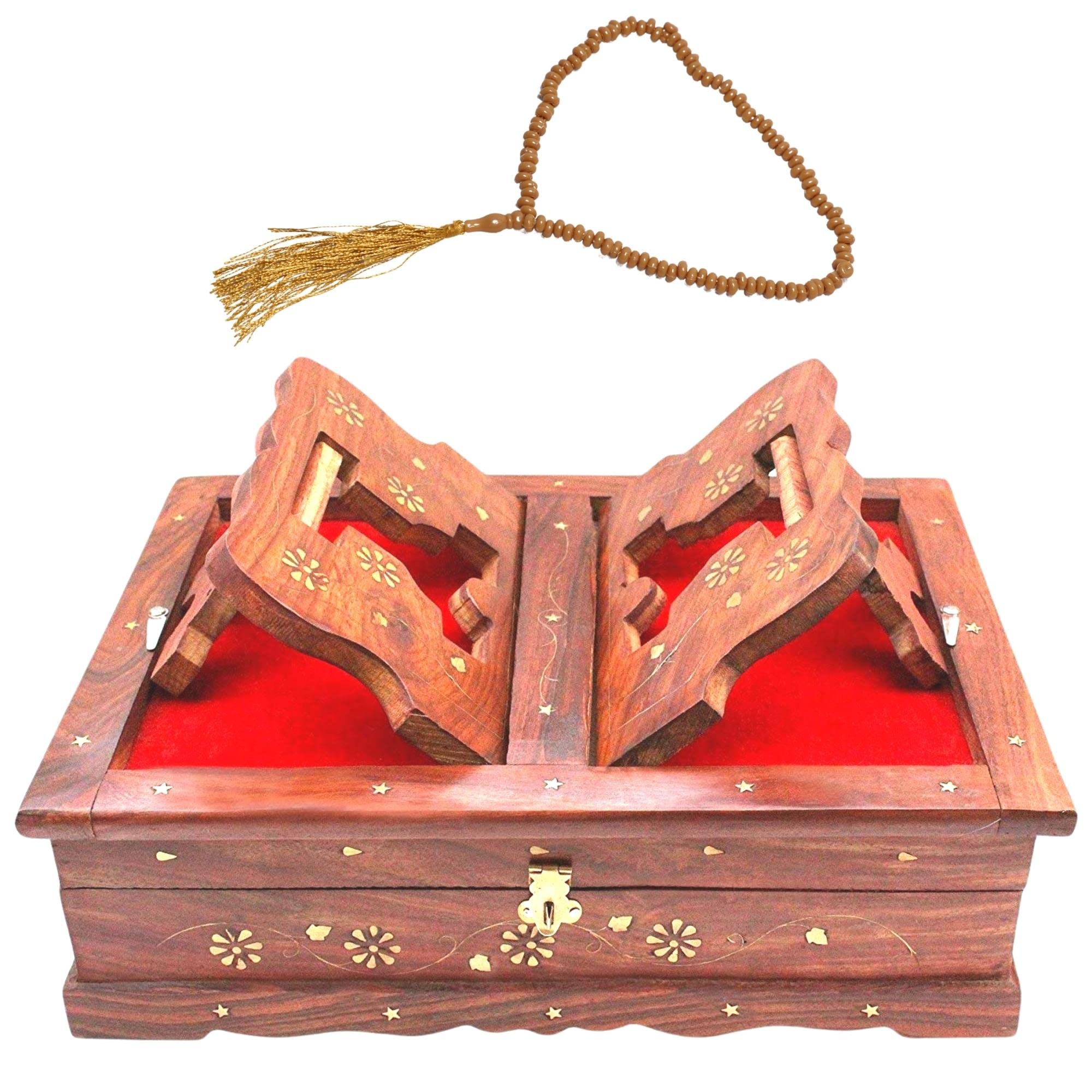 Santarms Quran Islamic Kaba Box With Rehal Makka Madina Book ...