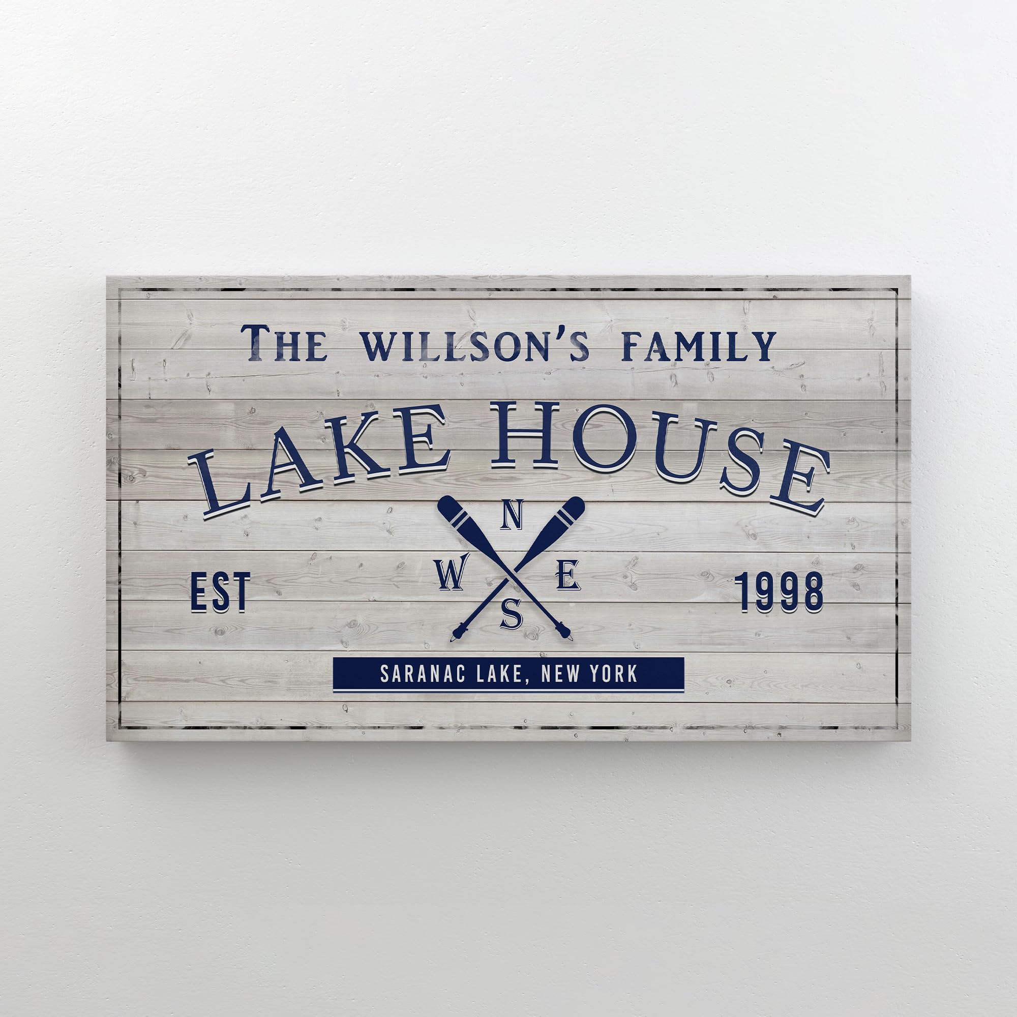 Amazon.com : Customized Lake House Sign - Personalizable with Name ...
