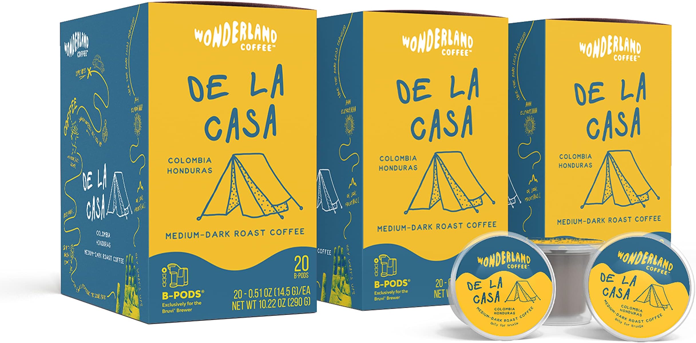 Amazon.com: Wonderland Coffee | De La Casa Coffee Single Cup B-Pods ...