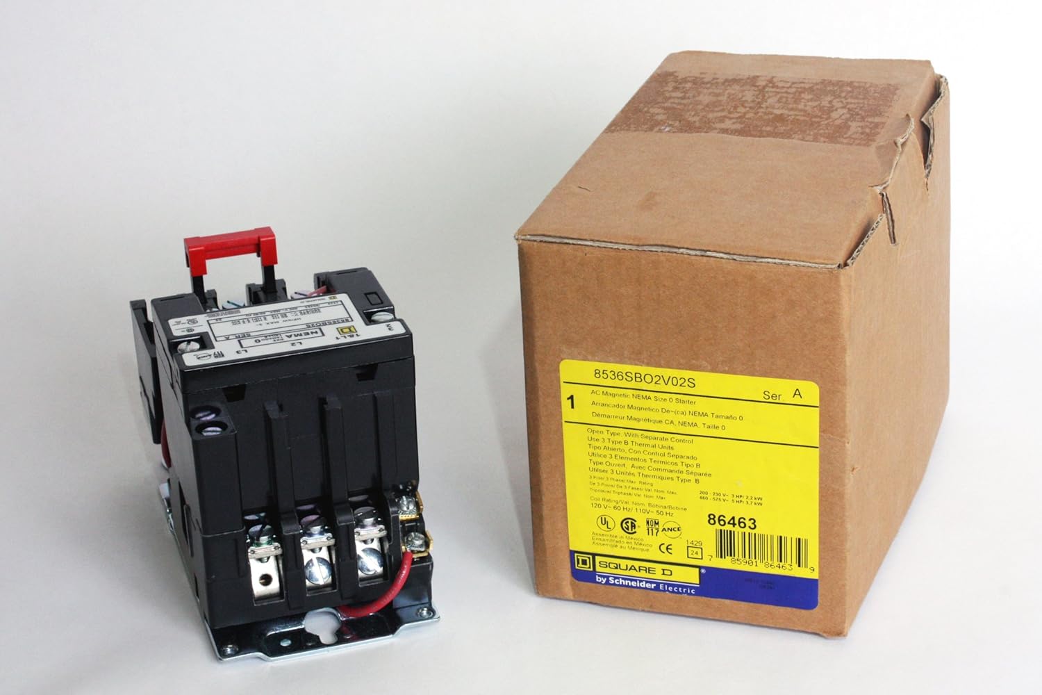 Square D 8536SBO2V02S STARTER 600VAC: Industrial Products: Amazon.com ...