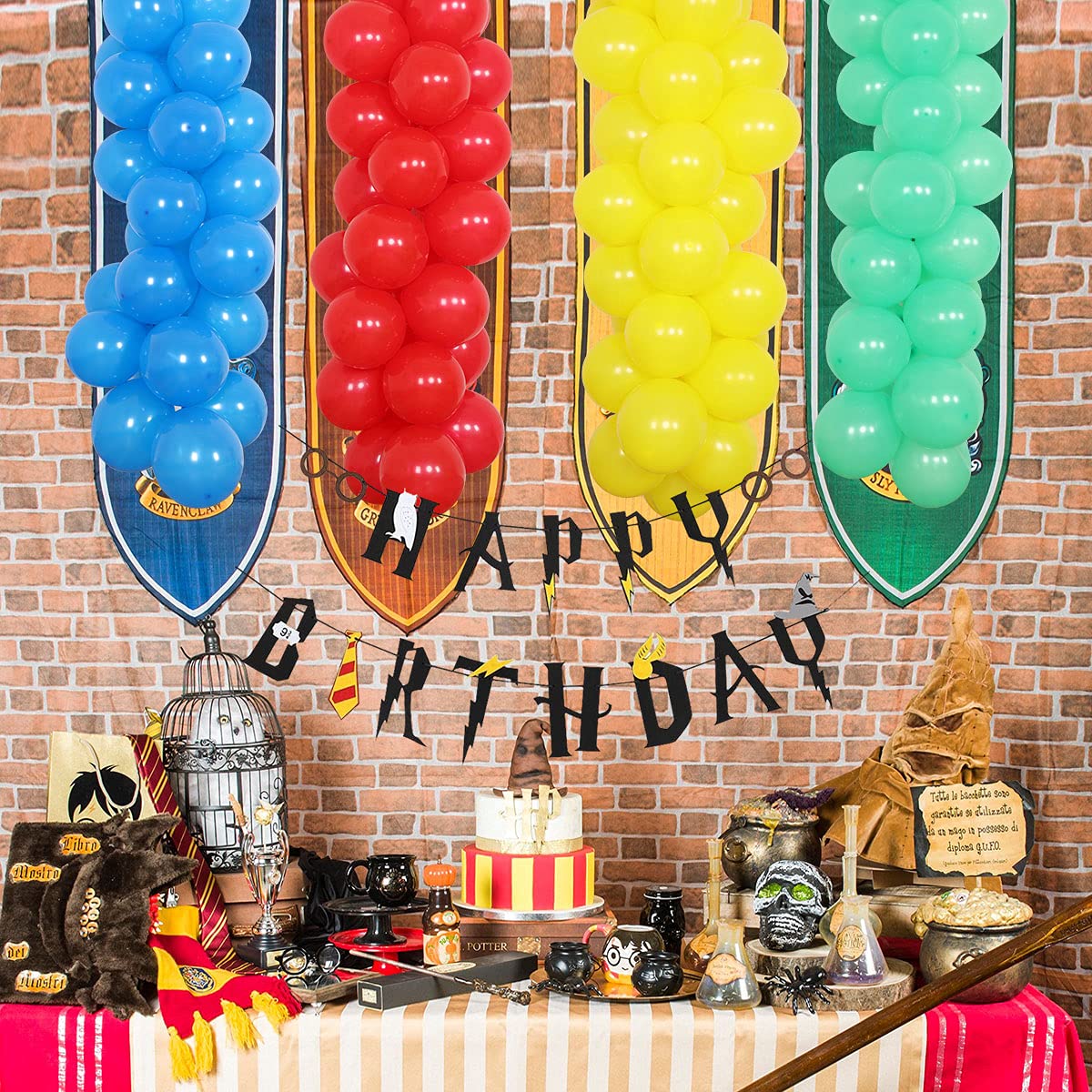 Buy Magic Wizard School Decorations for Birthday Party Magic Wizard ...