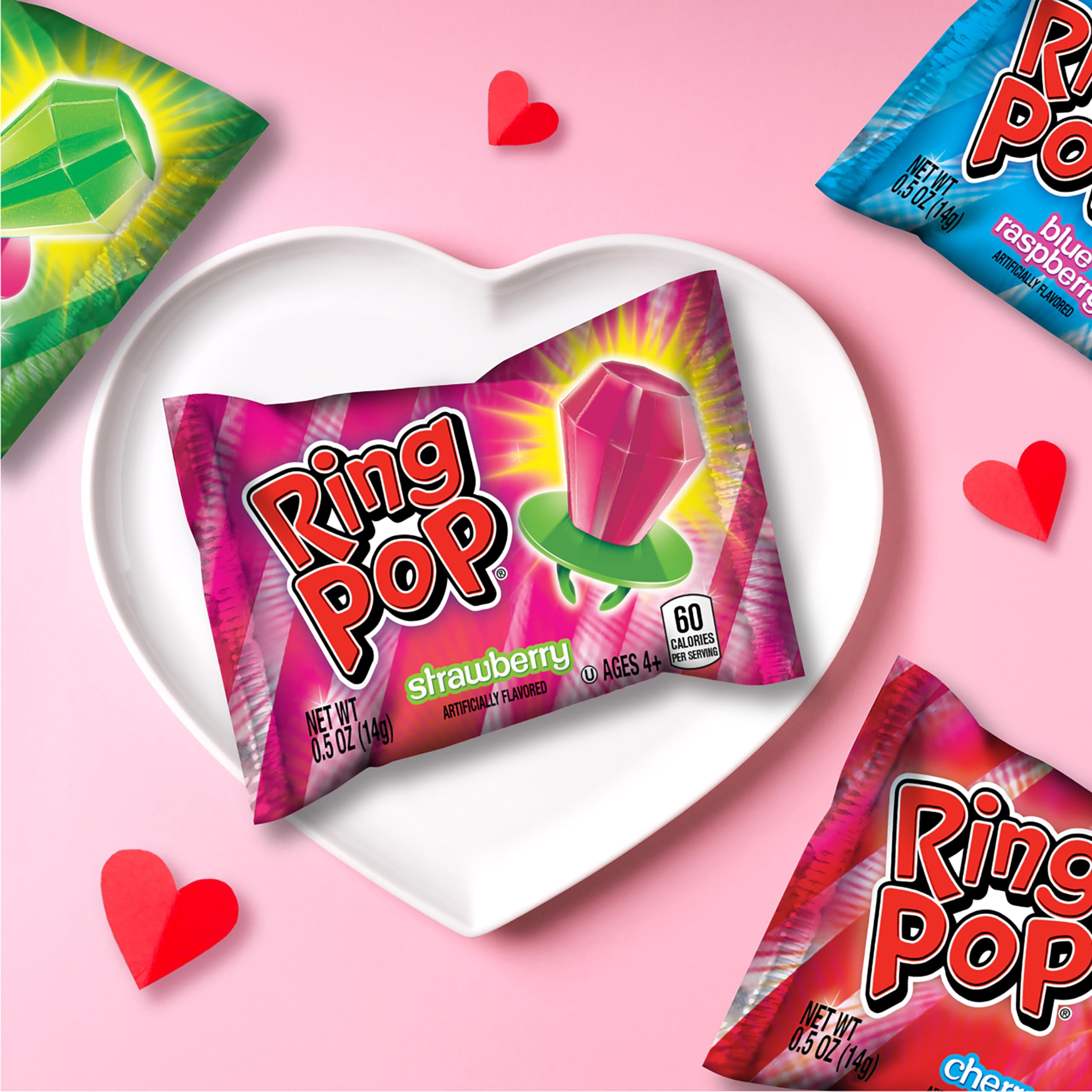 Snapklik.com : Ring Pop Individually Wrapped Bulk Lollipop- Variety ...
