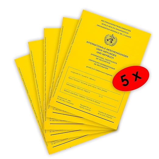 WEIDEBACH® Impfpass Standard, Version 2021 mit Extraseite für aktuelle ...