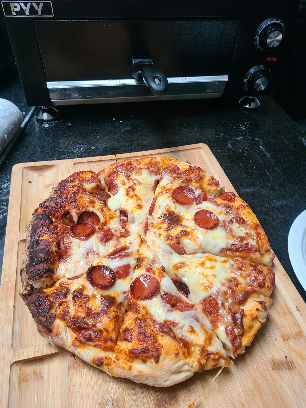 $24/mo - Finance PYY Pizza Oven Indoor Electric Pizza Oven Countertop ...