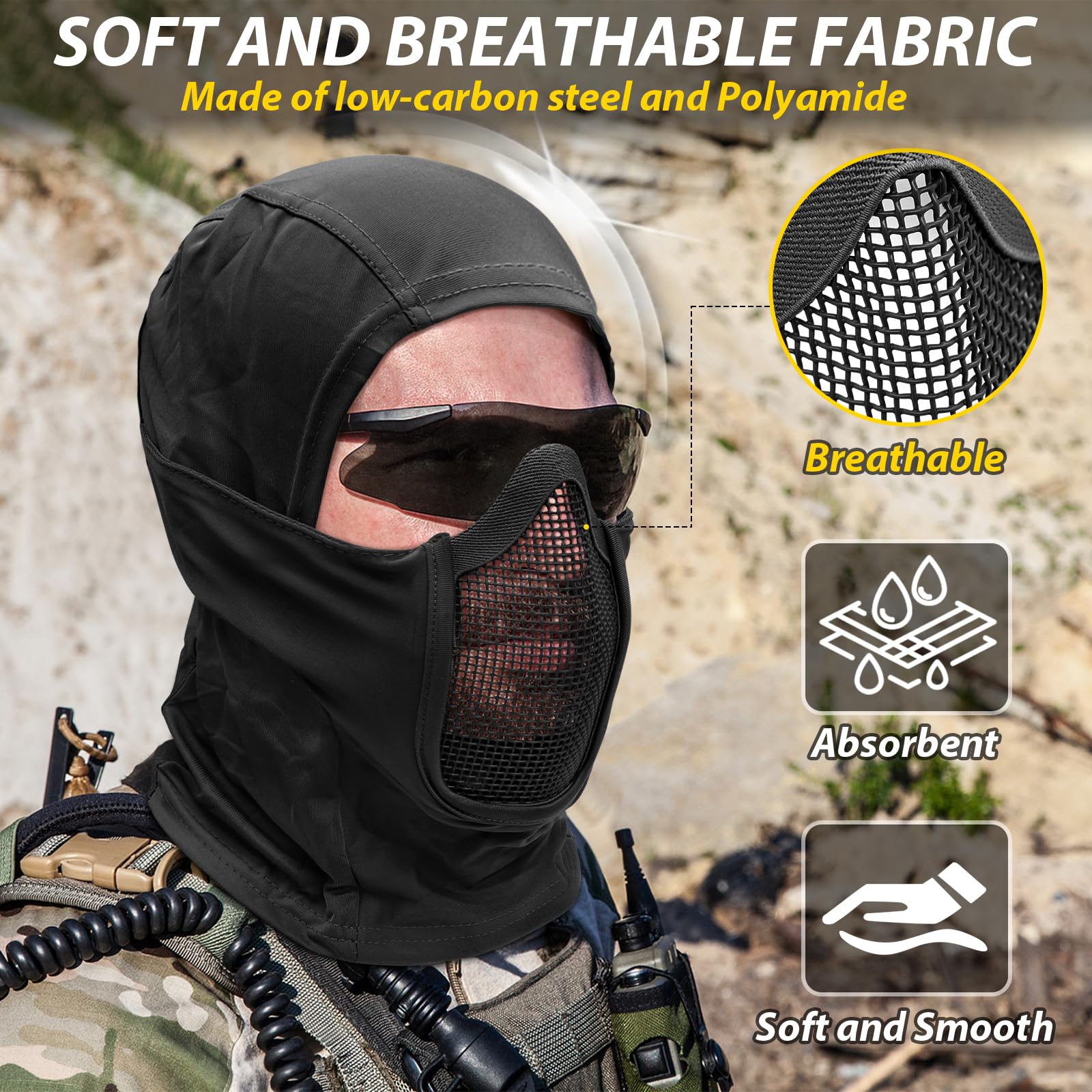 Balaclava Airsoft Specna Arms Knight Protective Mask Olive