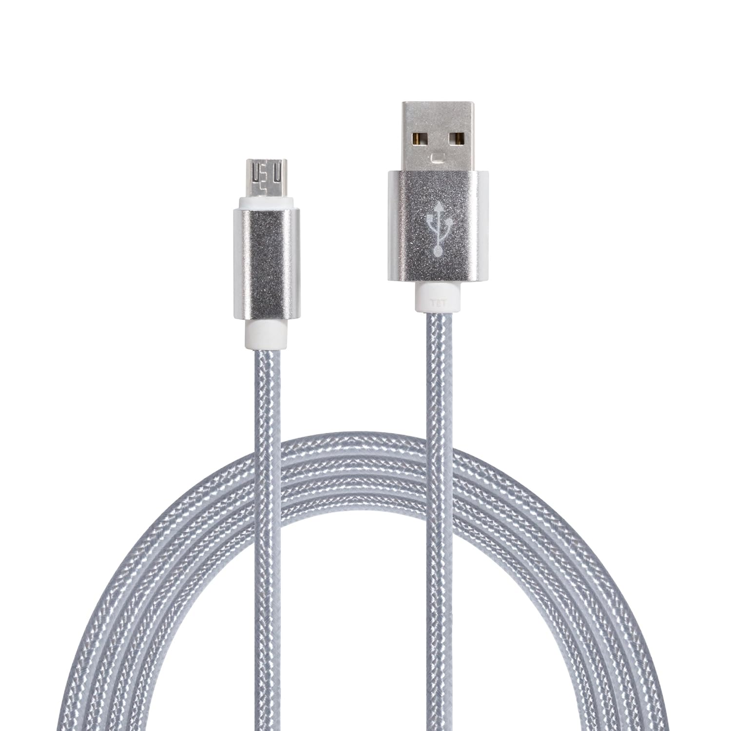Silvertech Electronics PVC Braided Premium Quality Micro USB Cable with ...