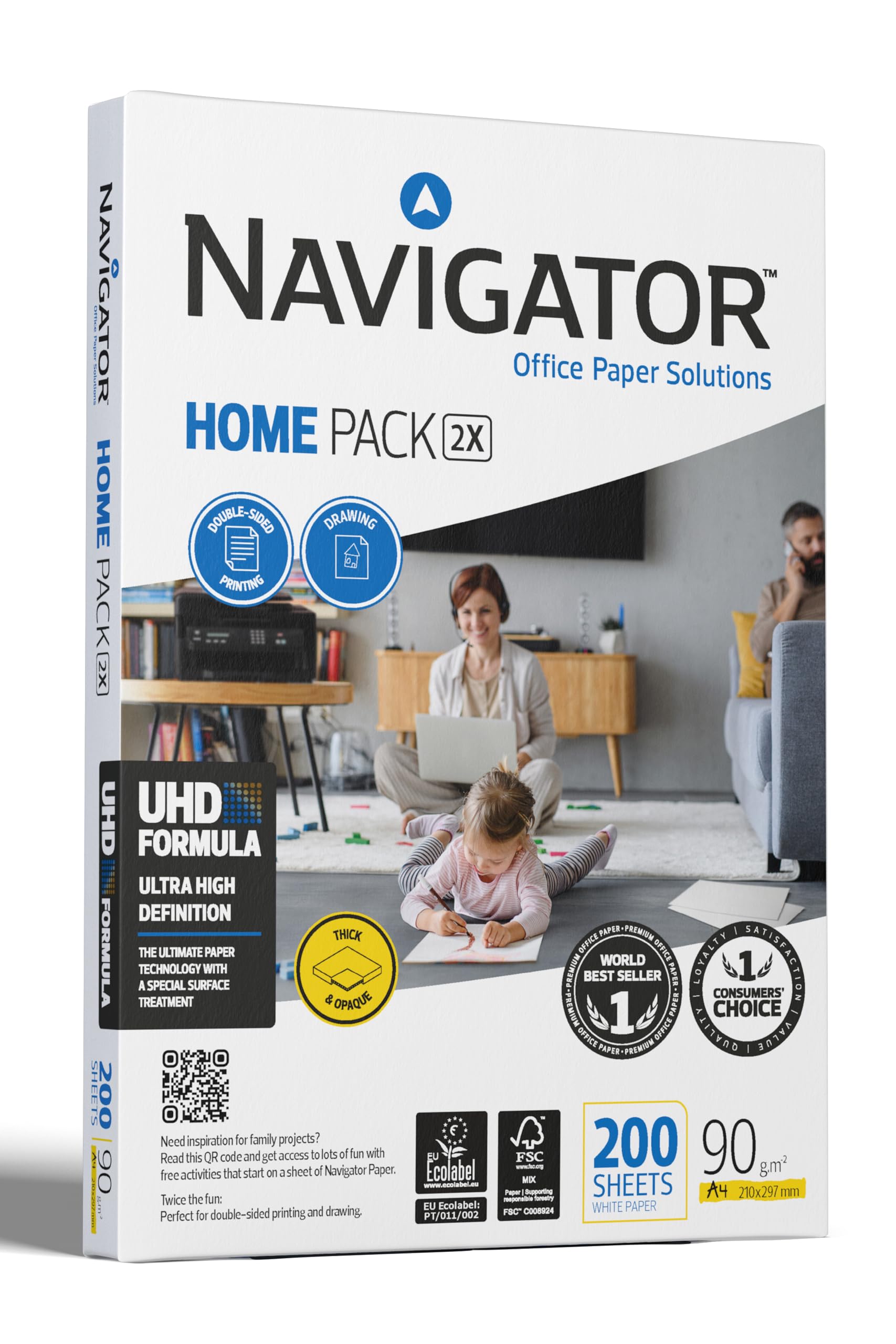 Buy Navigator Home Pack - A4 Printer Paper - Multi-Purpose Printer ...
