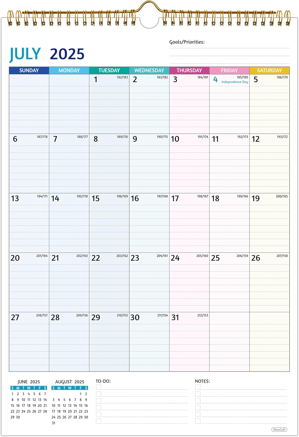 Calendario de pared 2024-2025 Calendario de pared 2024-2025, calendario ...