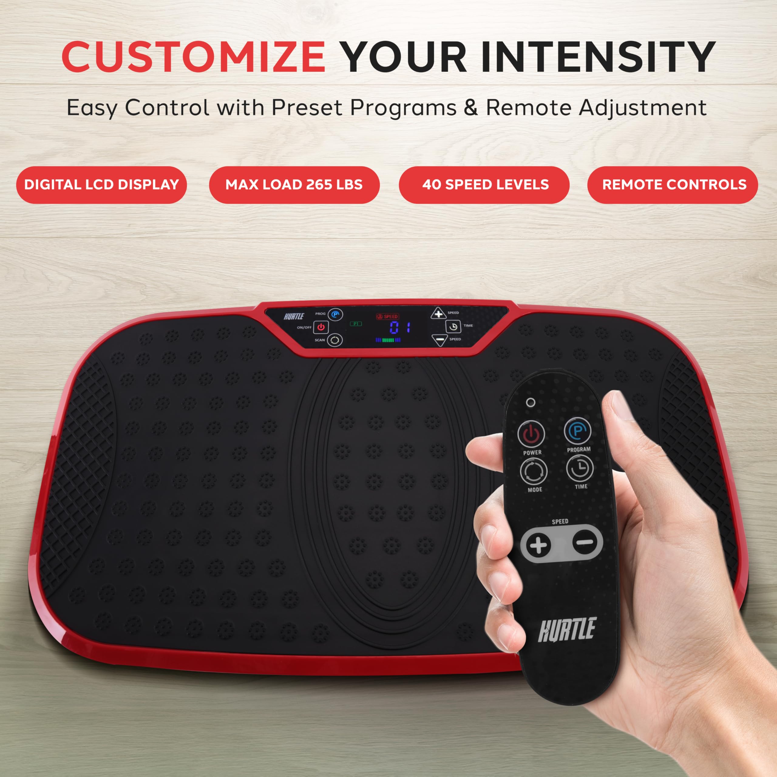 Snapklik.com : Hurtle Fitness Vibration Platform Machine - Home Gym ...