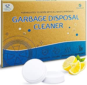 Amazon.com: OrientLeaf Garbage Disposal Cleaner Tablets, XXL(20g), 12 ...