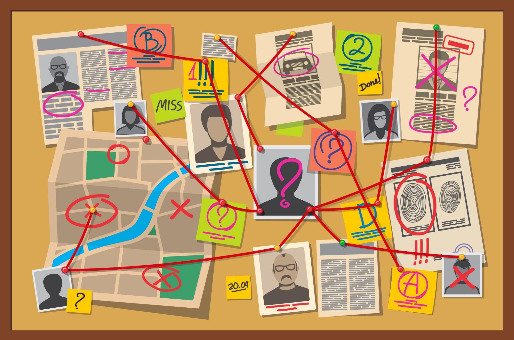 Amazon.com : EMDSPR Detective Backdrop, 5x3ft Top Secret Agent Spy ...