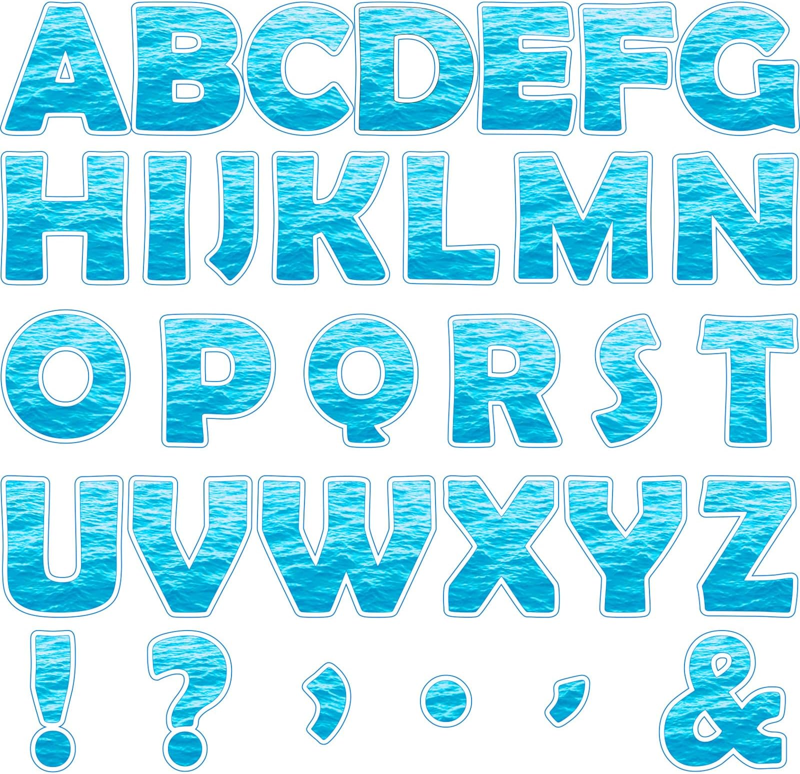 Amazon.com: 260pcs Letters Combo Pack Set Ocean Sea Water Colorful ...