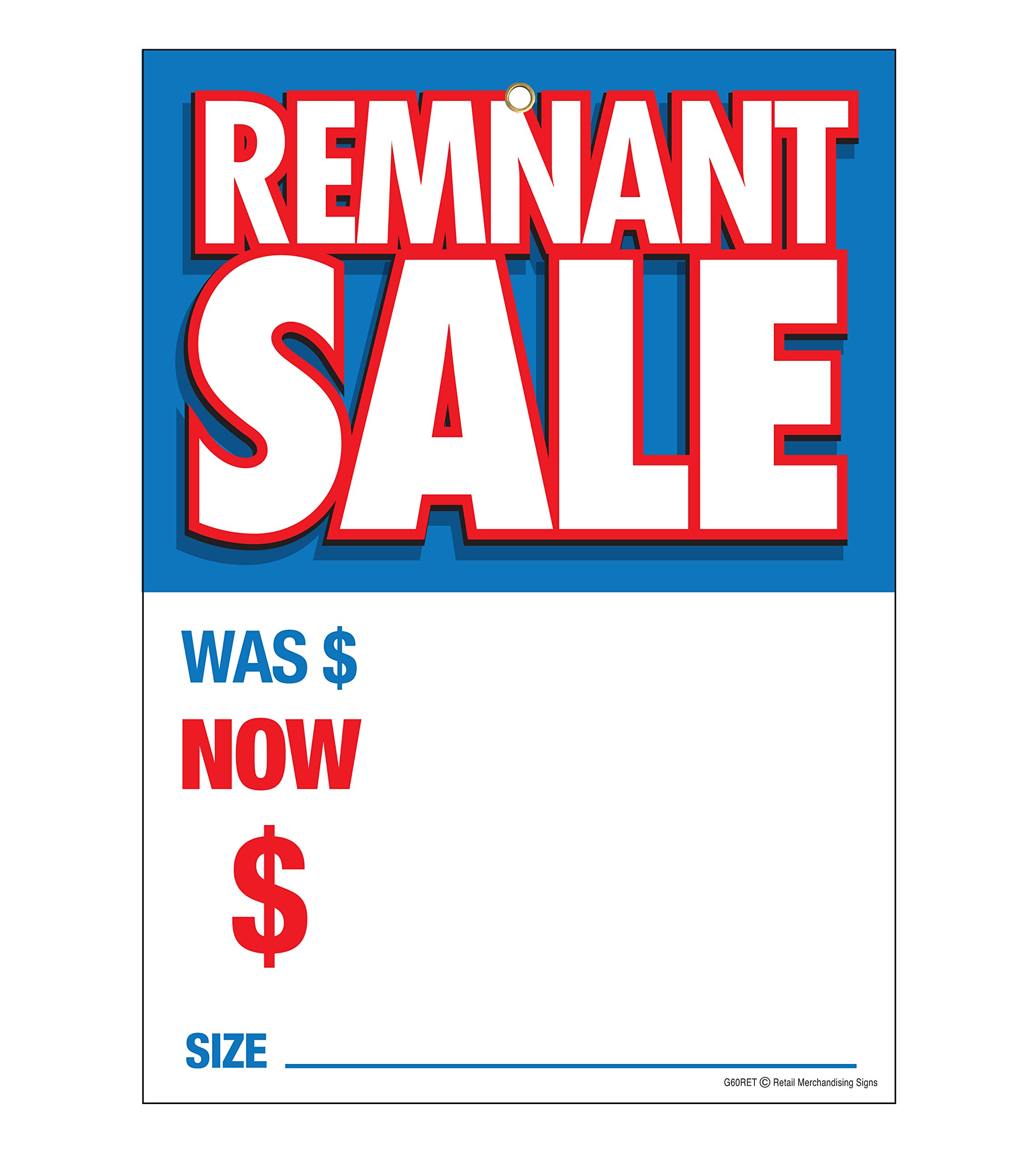 Remnant Sale Signs